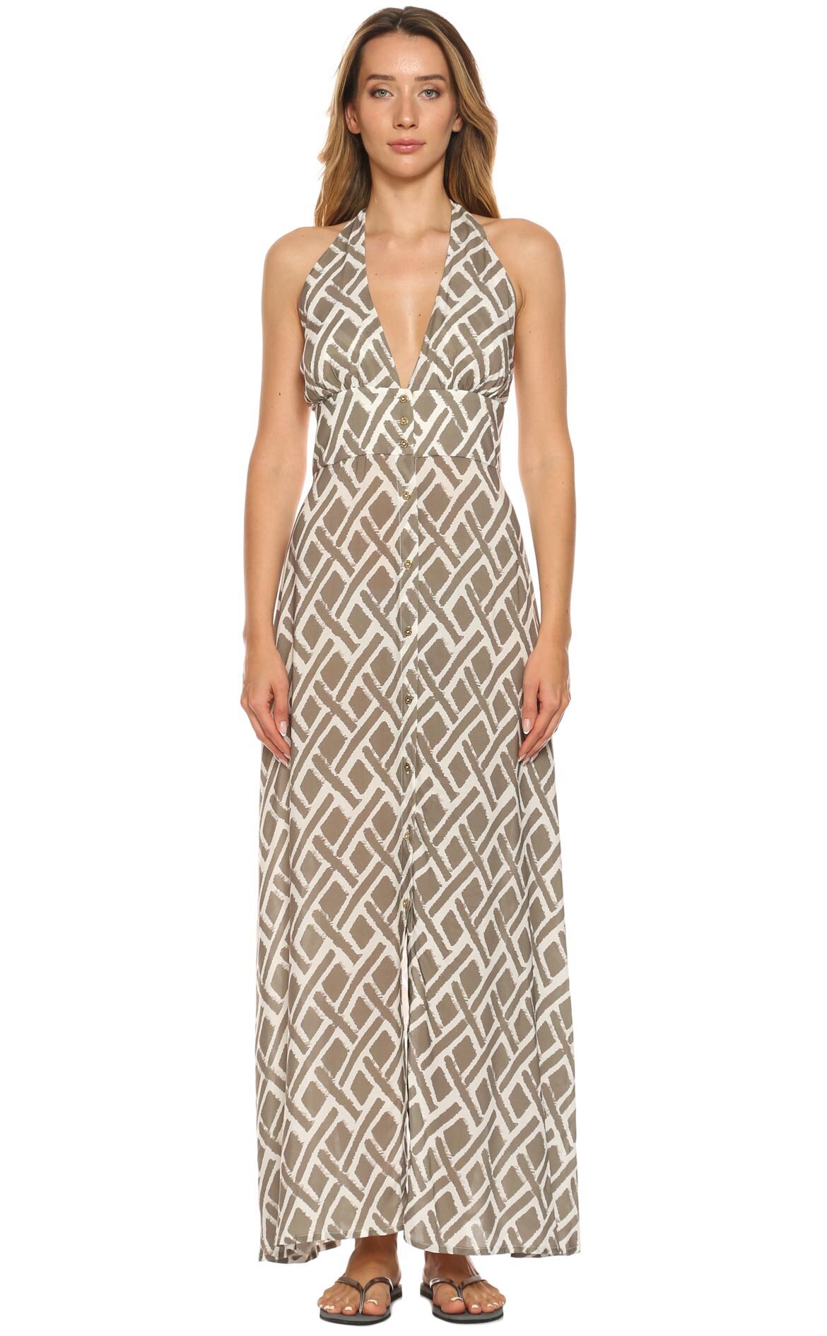 Heidi Klein-Heidi Klein Haki Elbise