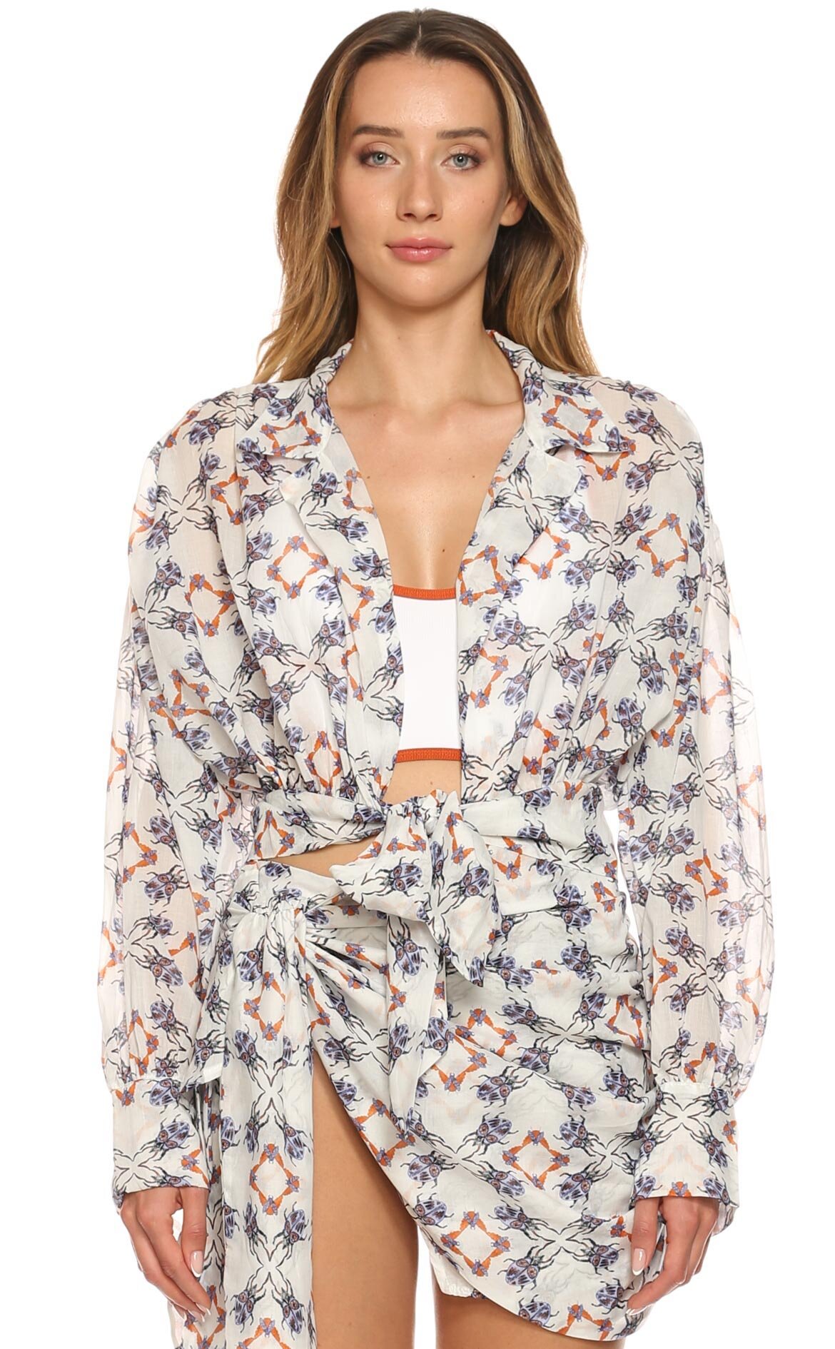 Selia Richwood-Selia Richwood Çok Renkli Plaj Elbisesi