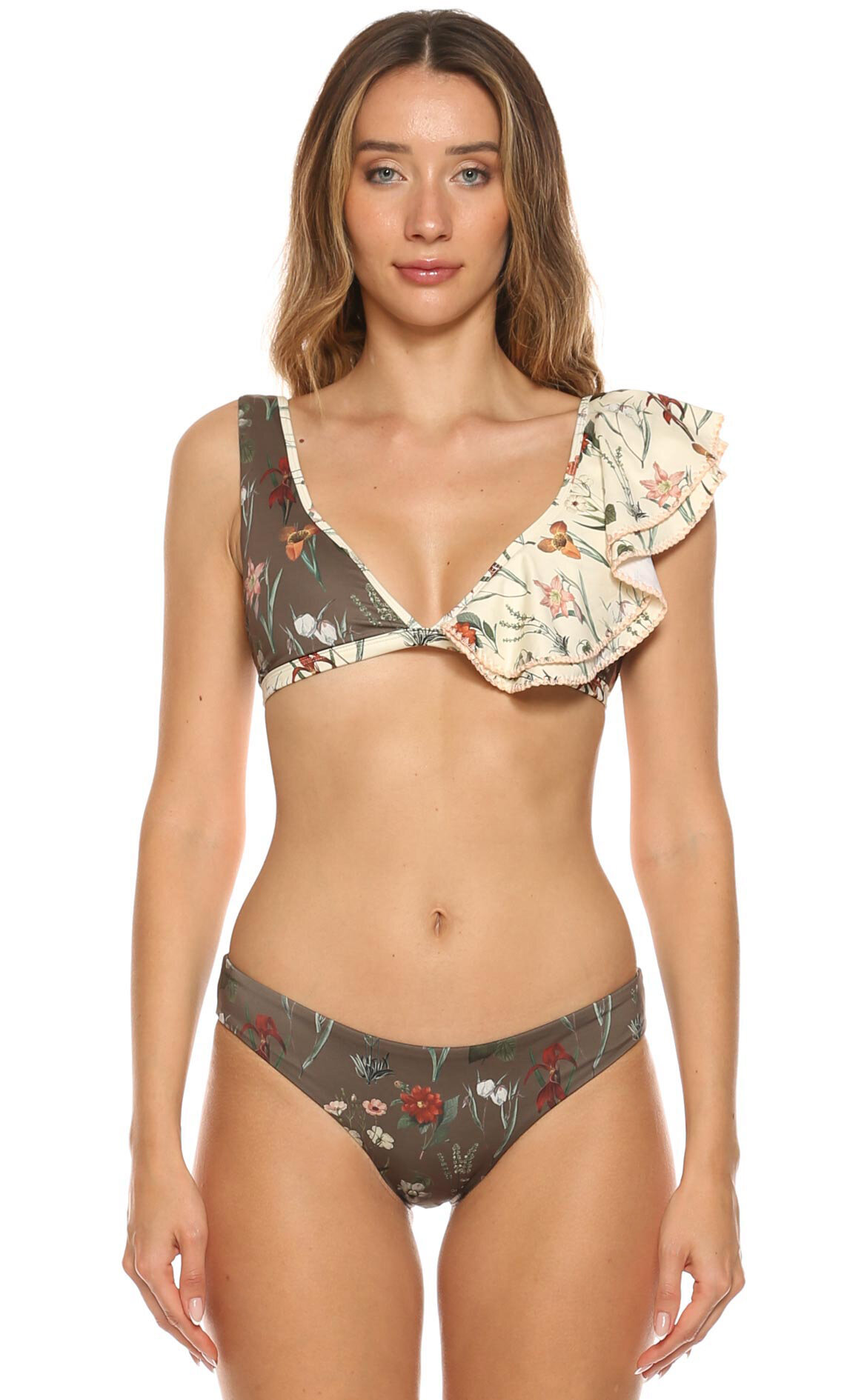 Makastia-Makastia Çok Renkli Bikini Üstü