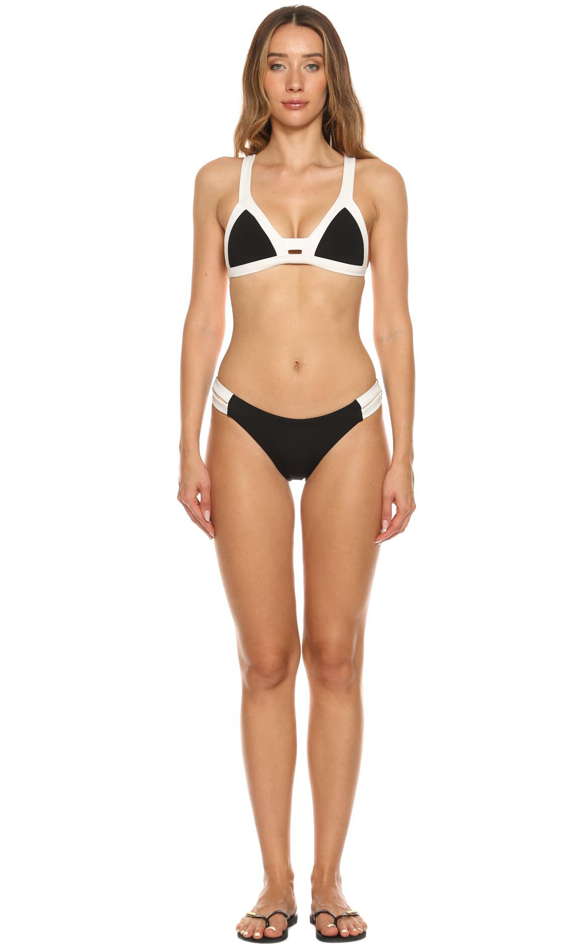 Jets-Jets Siyah/Beyaz Bikini Set Jets-Jets Siyah/Beyaz Bikini Set