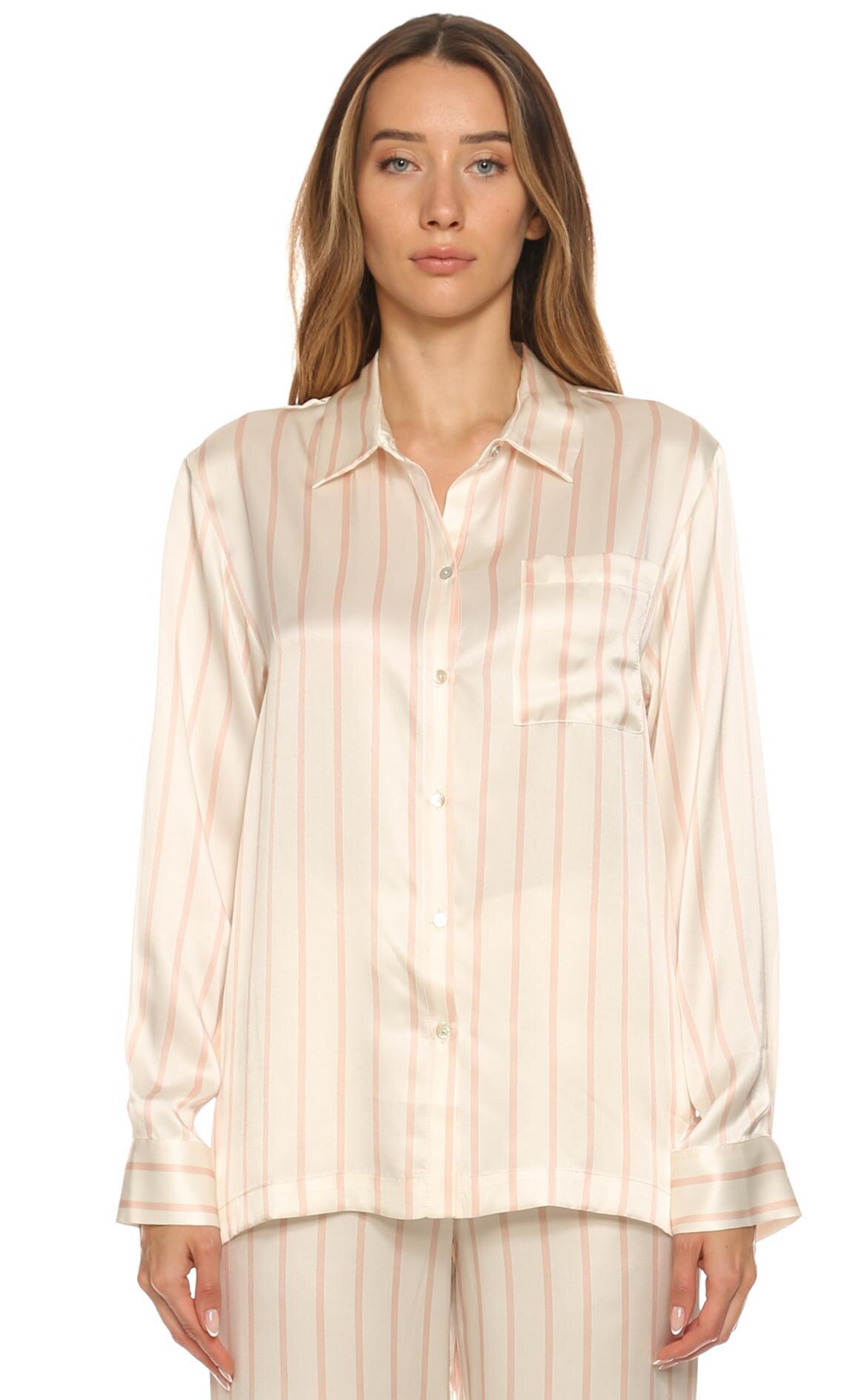 Asceno-Asceno Pudra Rengi Pijama Üstü