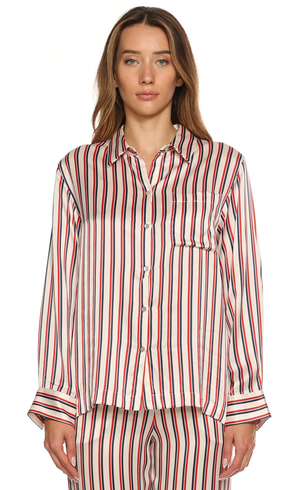 Asceno-Asceno Çok Renkli Pijama Üstü