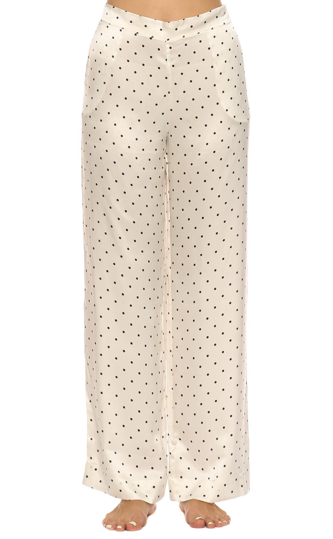 Asceno-Asceno Siyah/Beyaz Pijama Altı