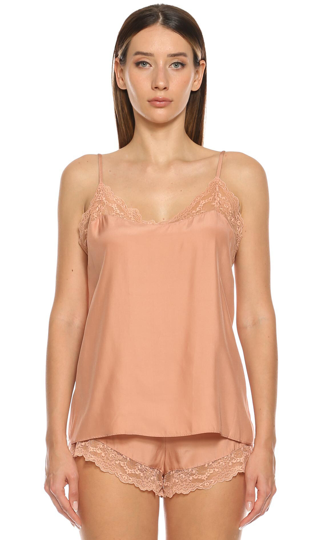 Eberjey-Eberjey Şeftali Rengi Atlet