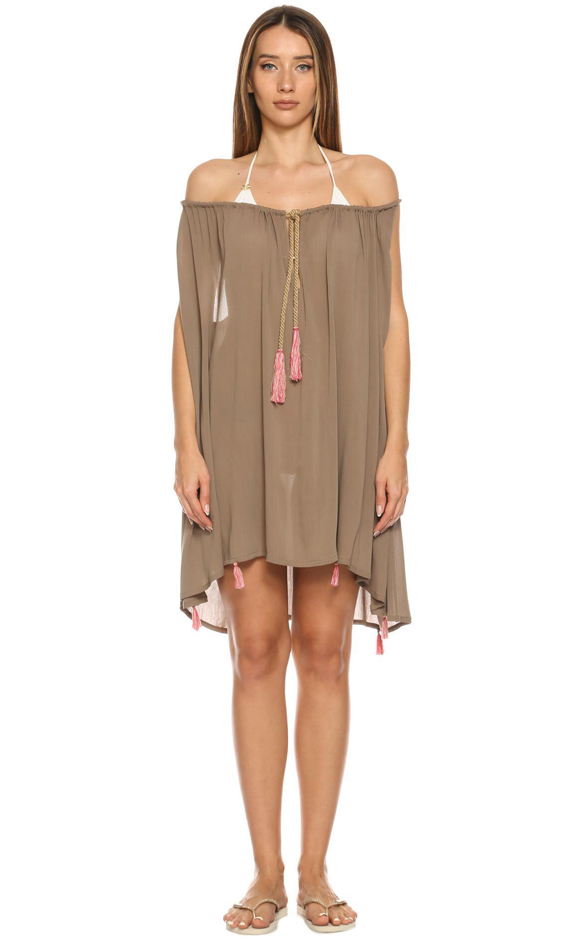 Lazul-Lazul Vizon Elbise