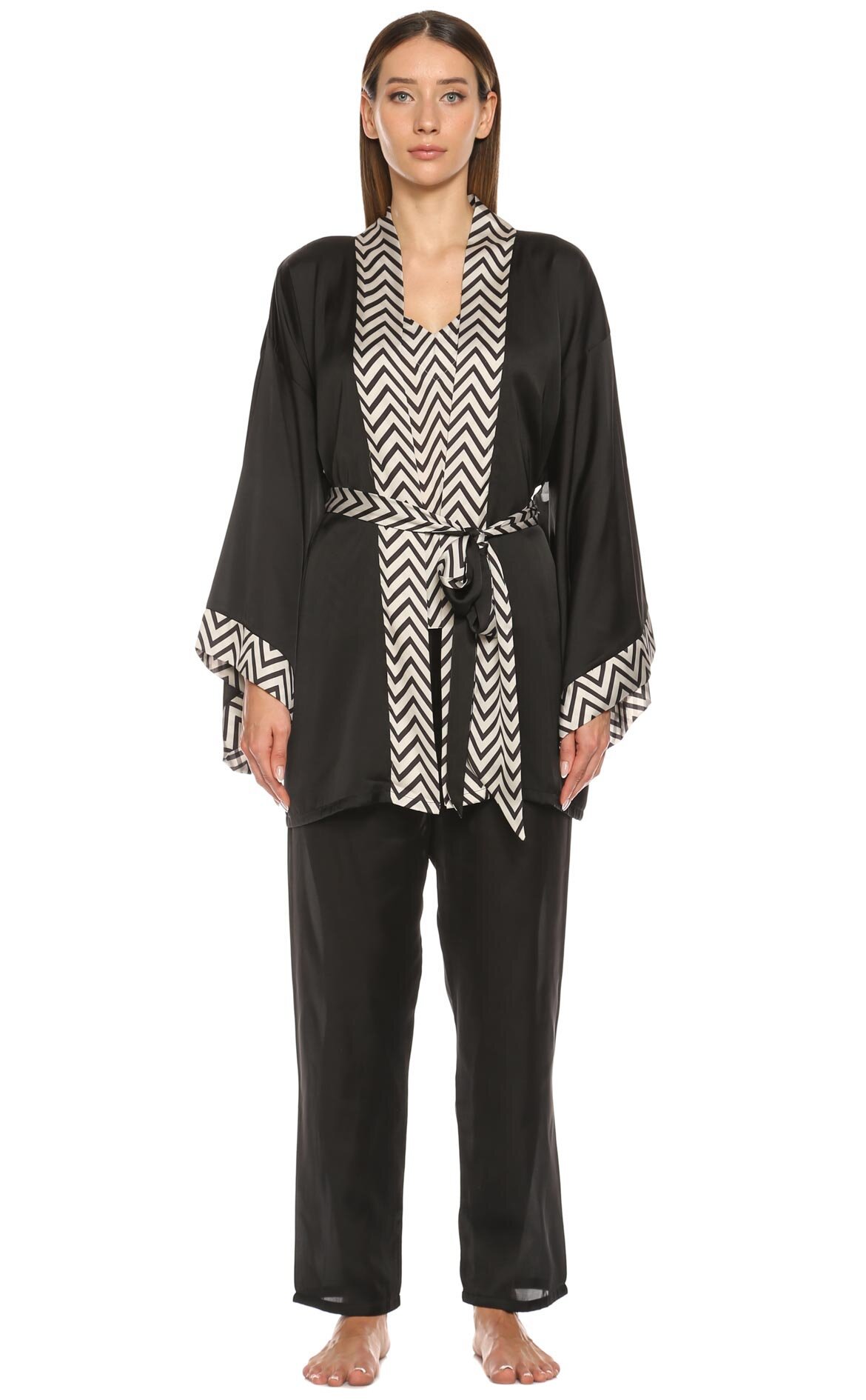 Xintima-Xintima Siyah Pijama Takımı Xintima-Xintima Siyah Pijama Takımı