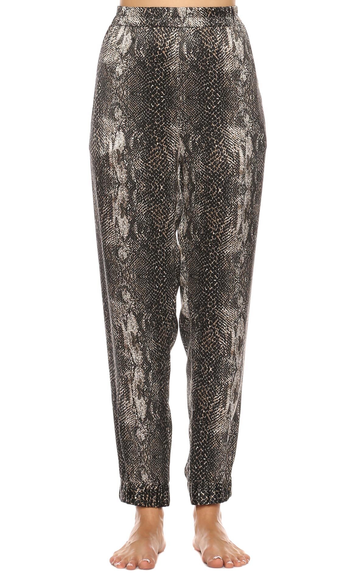 Fleur Du Mal-Fleur Du Mal Leopar Desenli Pijama Altı