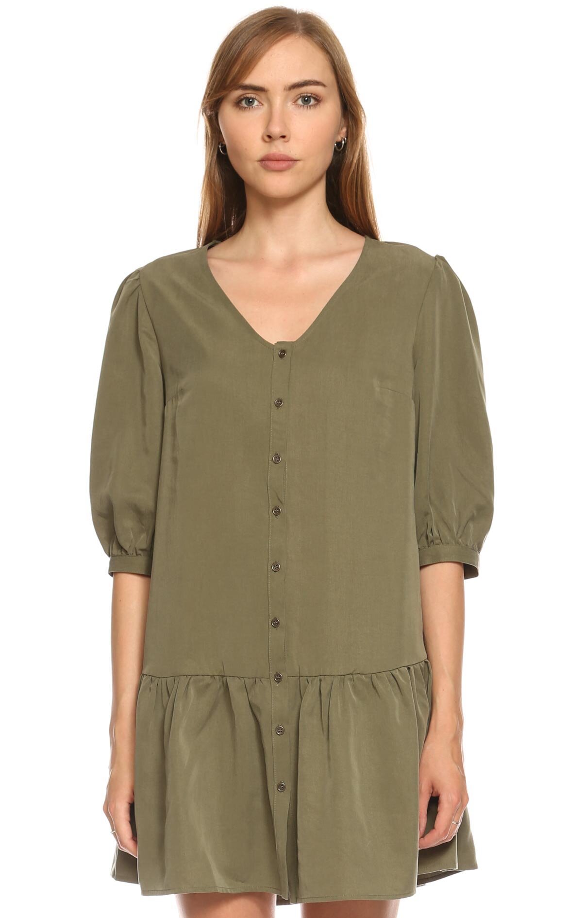 Just Lıke You-Just Like You Haki Elbise