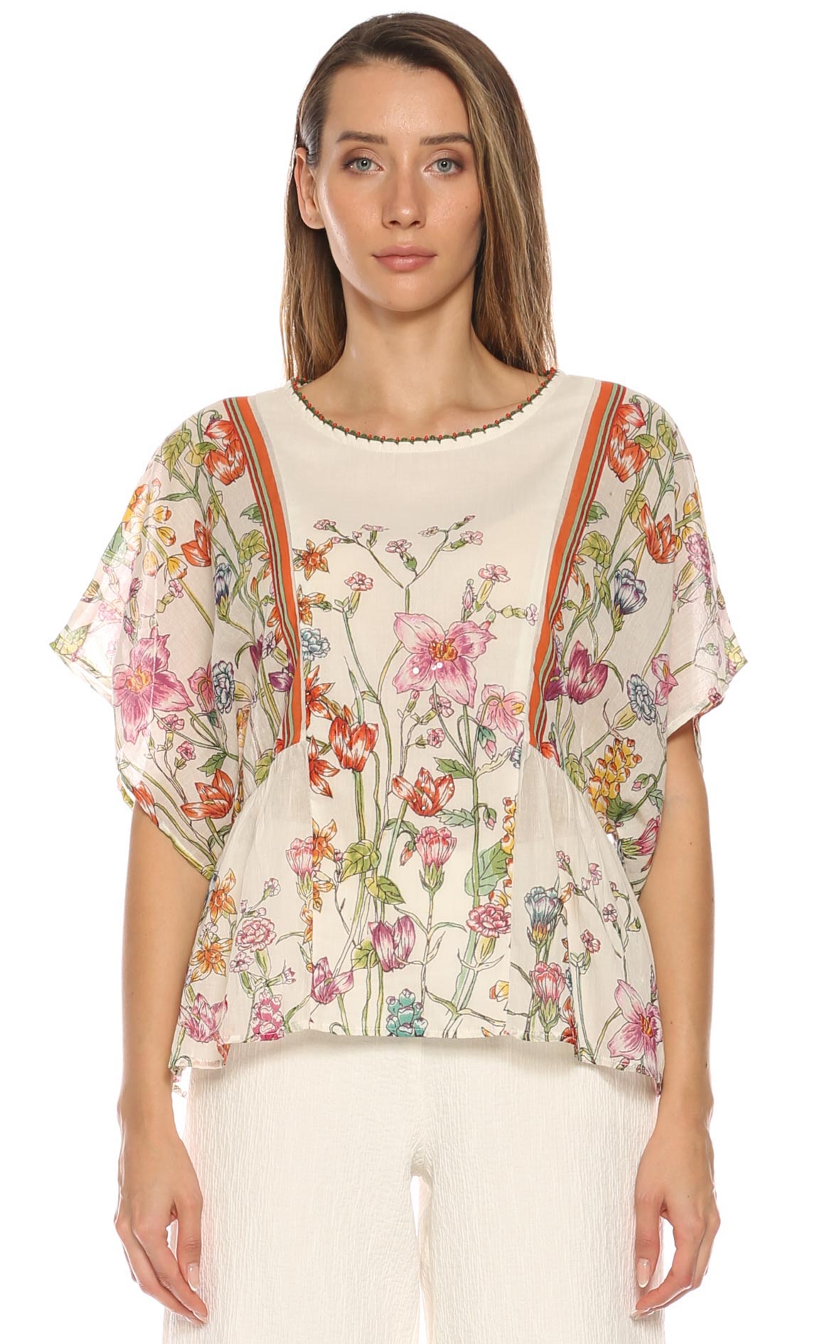 Derhy Rene-Derhy Rene Ekru Bluz