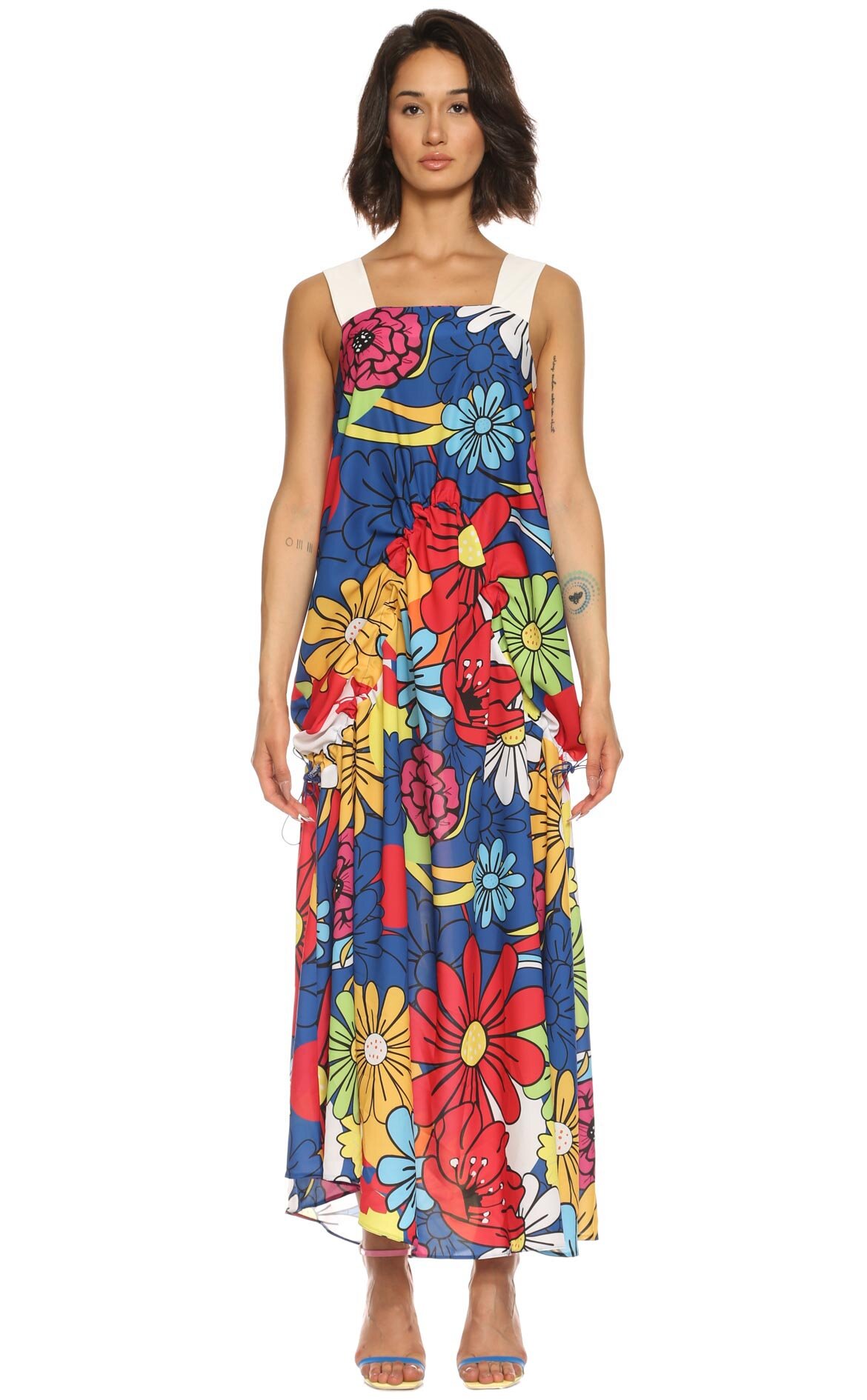 Ace Nayman-Ace Nayman Çok Renkli Elbise