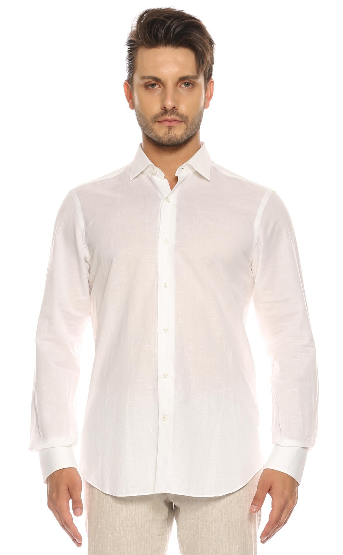 Larusmiani-Larusmiani Beyaz Gömlek