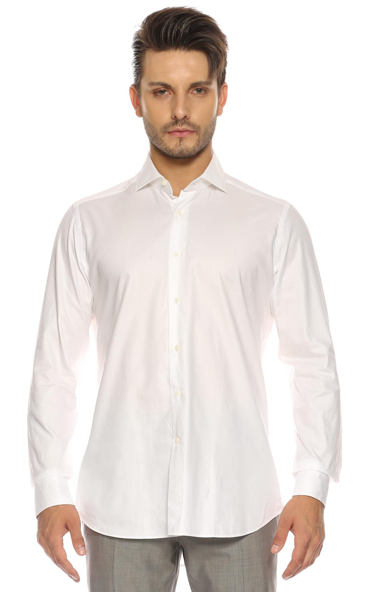 Bagutta Classic-Bagutta Beyaz Gömlek