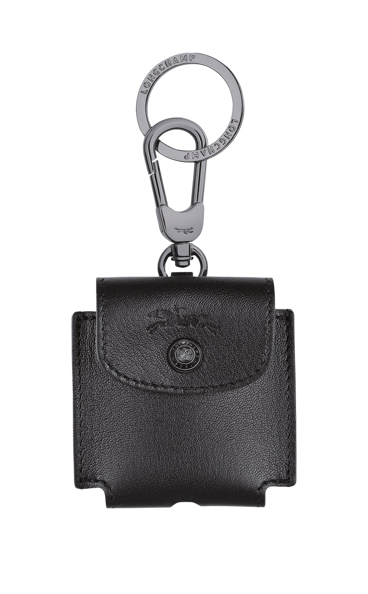 Longchamp-Le Pliage Cuir Airpods Anahtarlığı