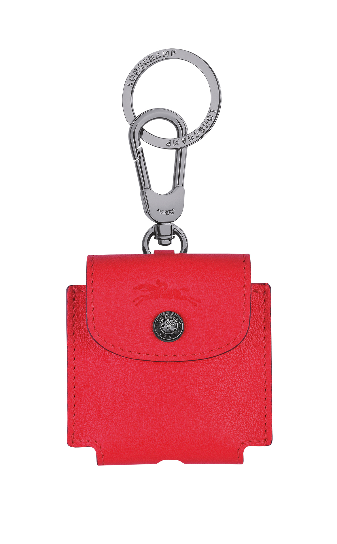 Longchamp-Le Pliage Cuir Airpods Anahtarlığı Longchamp-Le Pliage Cuir Airpods Anahtarlığı