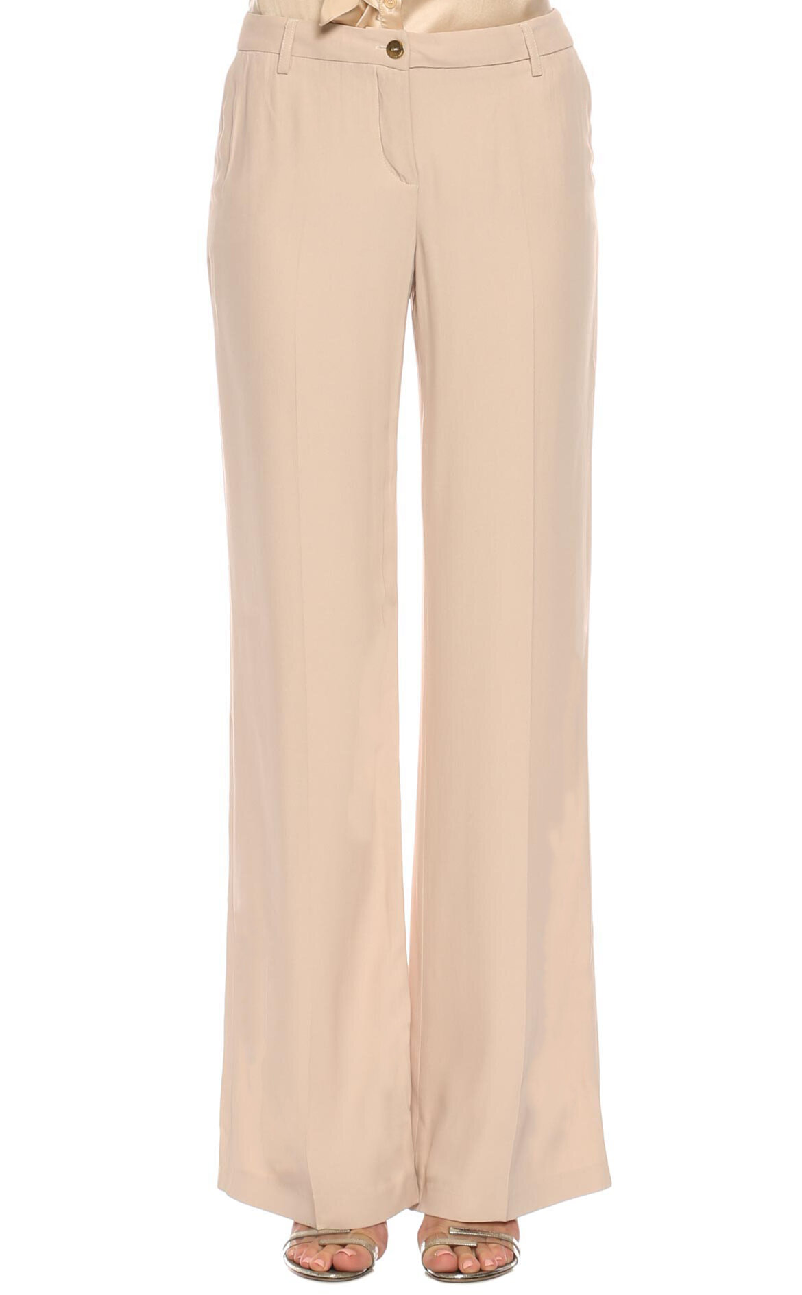 Blumarine-Blumarine Pudra Rengi Pantolon