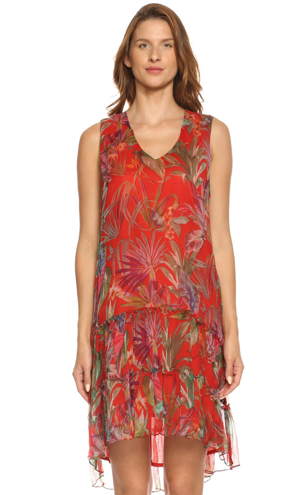 Derhy Rene-Derhy Rene Kırmızı Elbise