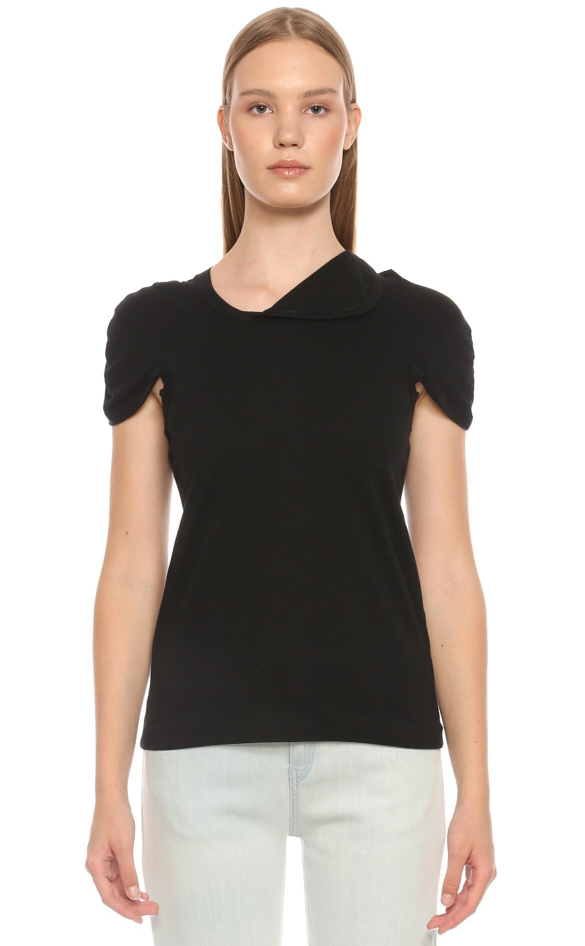 Comme Des Garcons-Comme Des Garcons Siyah T-Shirt