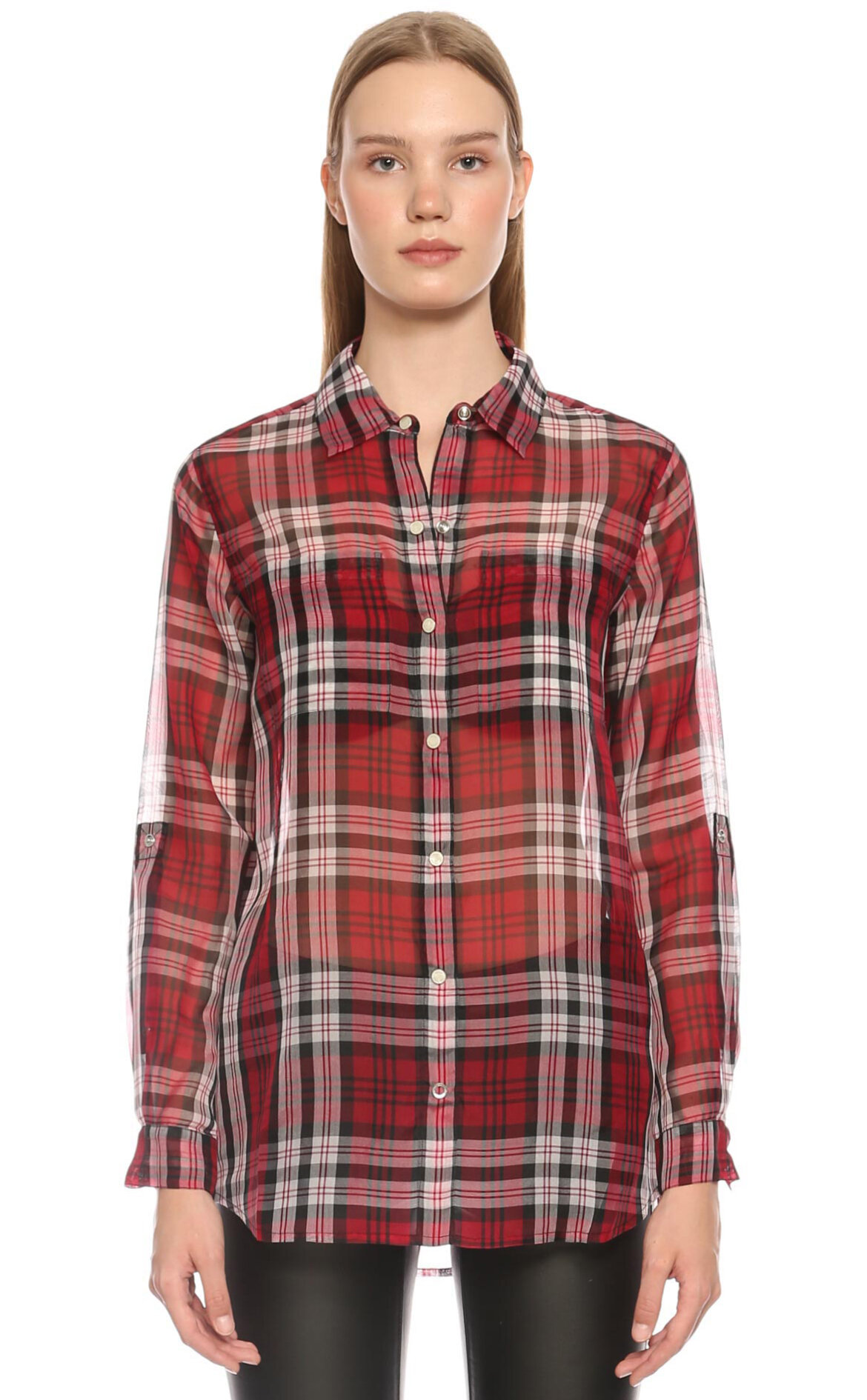 MICHAEL Michael Kors-Michael Kors Kırmızı Gömlek