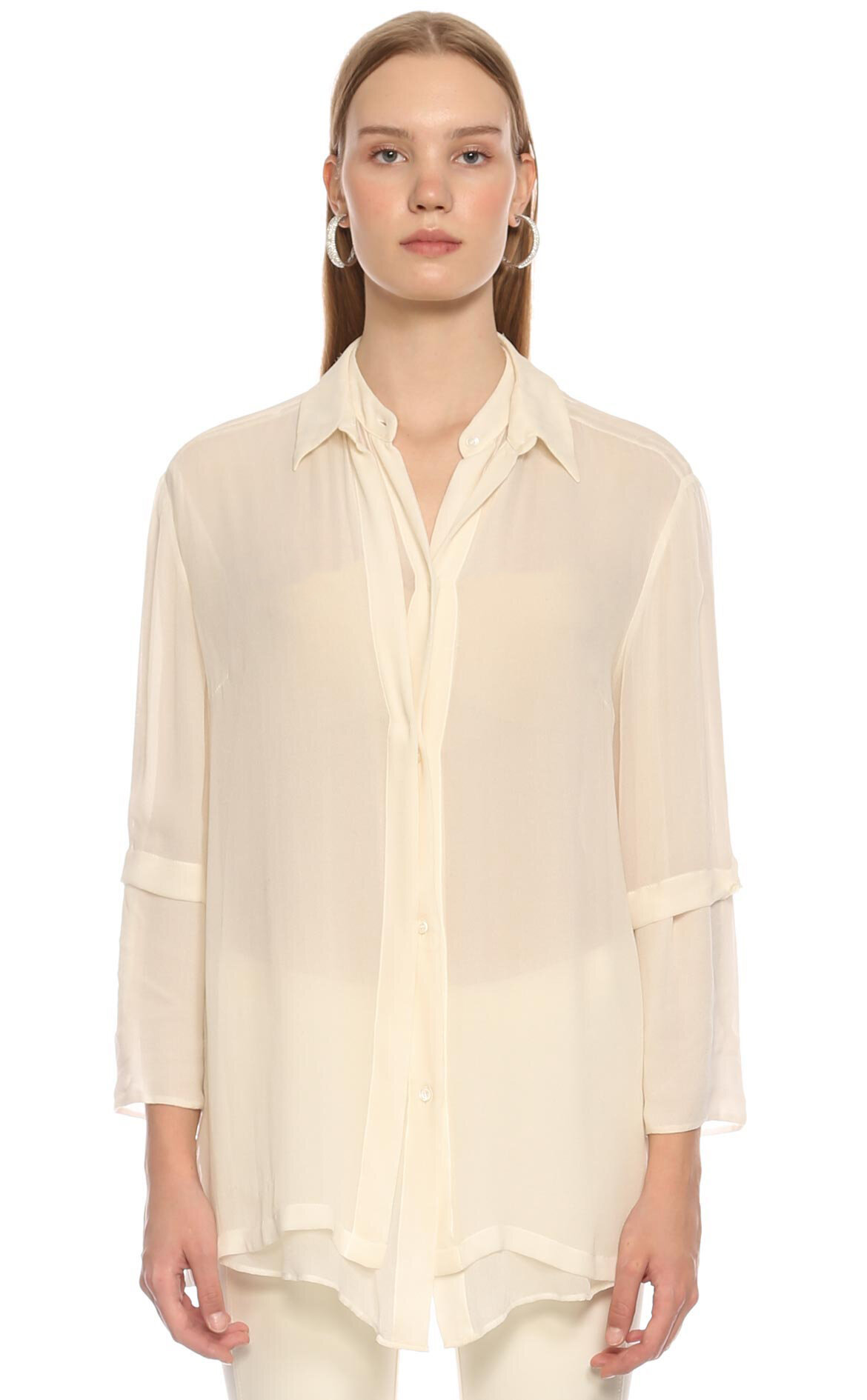 Antonio Berardi-Antonio Berrardi Beyaz Gömlek