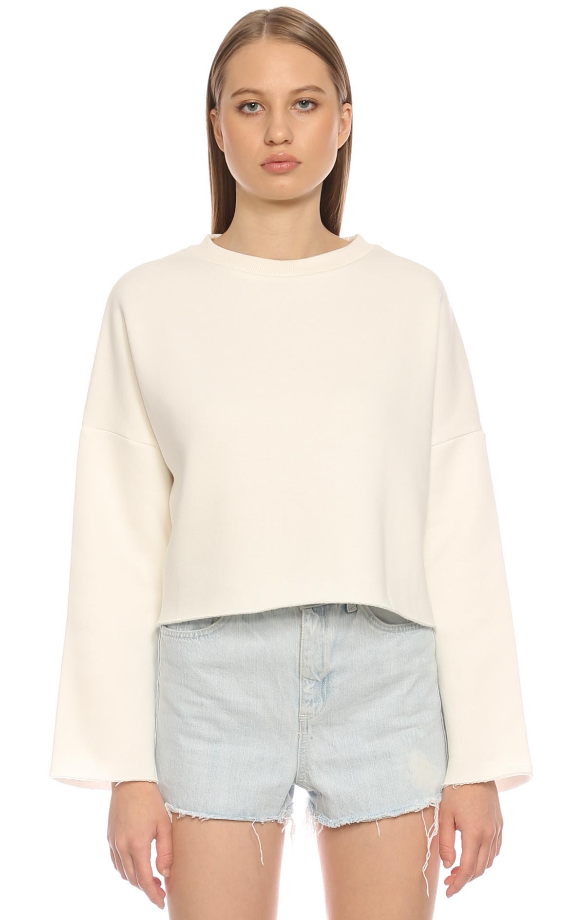 Mier-Mier Beyaz Sweatshirt Mier-Mier Beyaz Sweatshirt