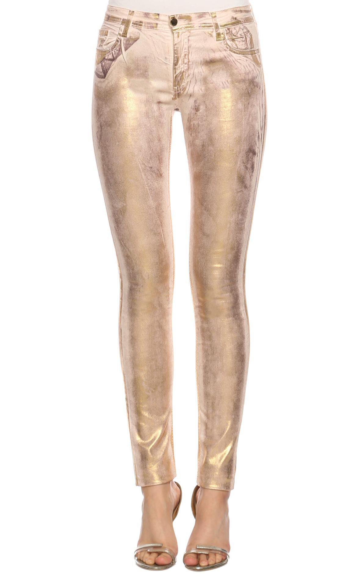 75 Faubourg-75 Fauborg Pembe Jean Pantolon