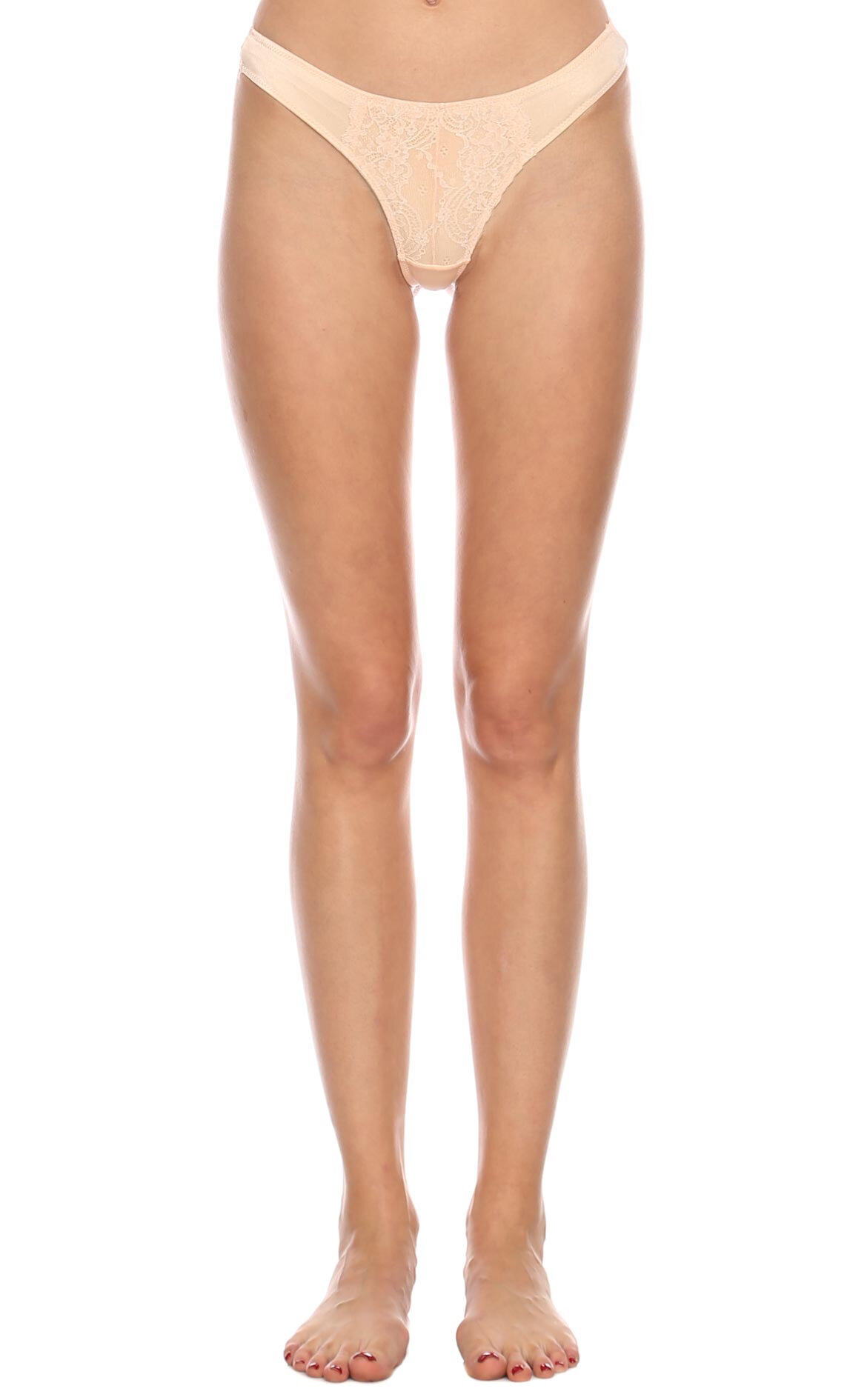 G-Lingeri-G-Lingerie Pudra Rengi Külot