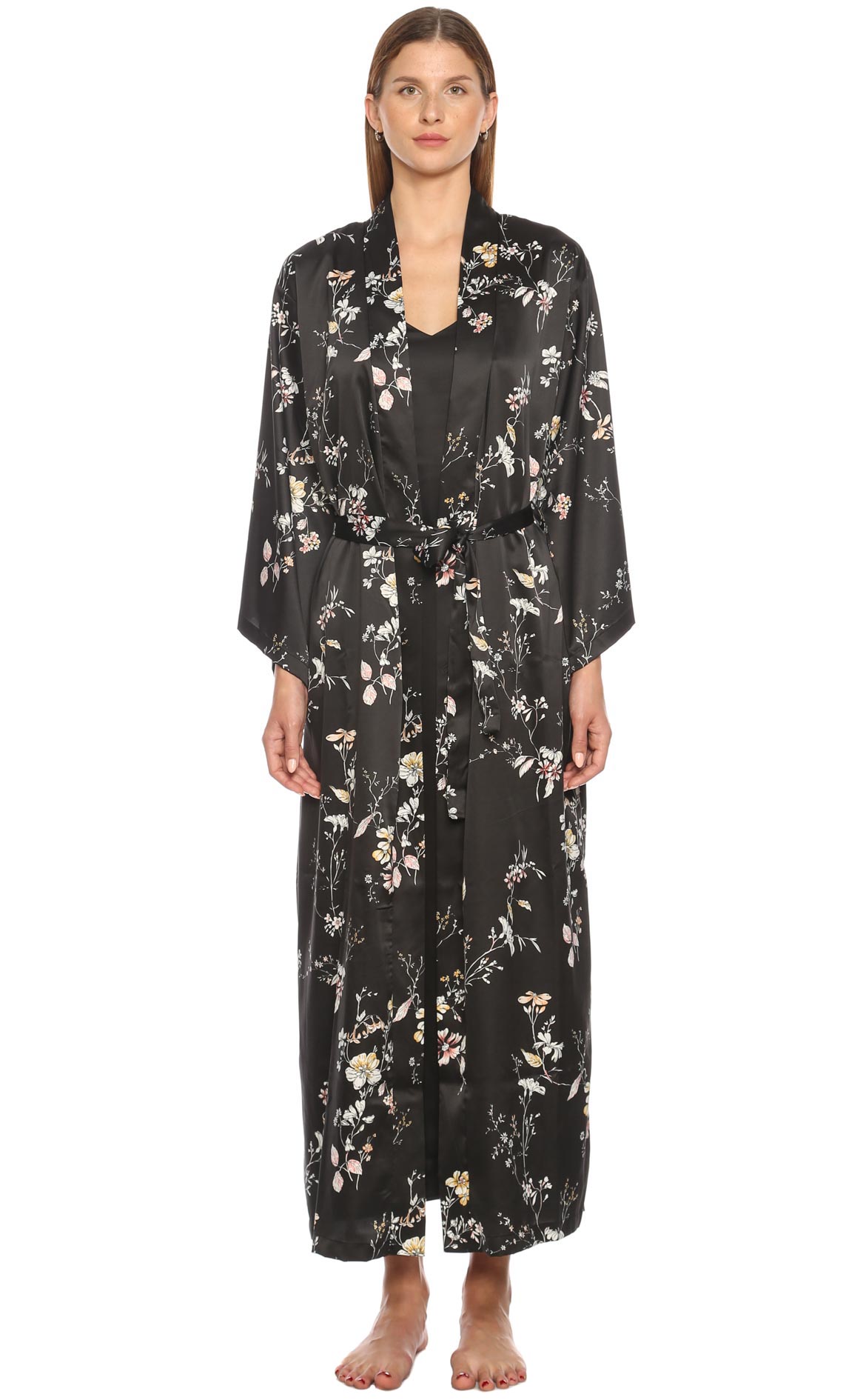 G-Lingeri-Penye Mood Siyah Sabahlık Takımı G-Lingeri-Penye Mood Siyah Sabahlık Takımı