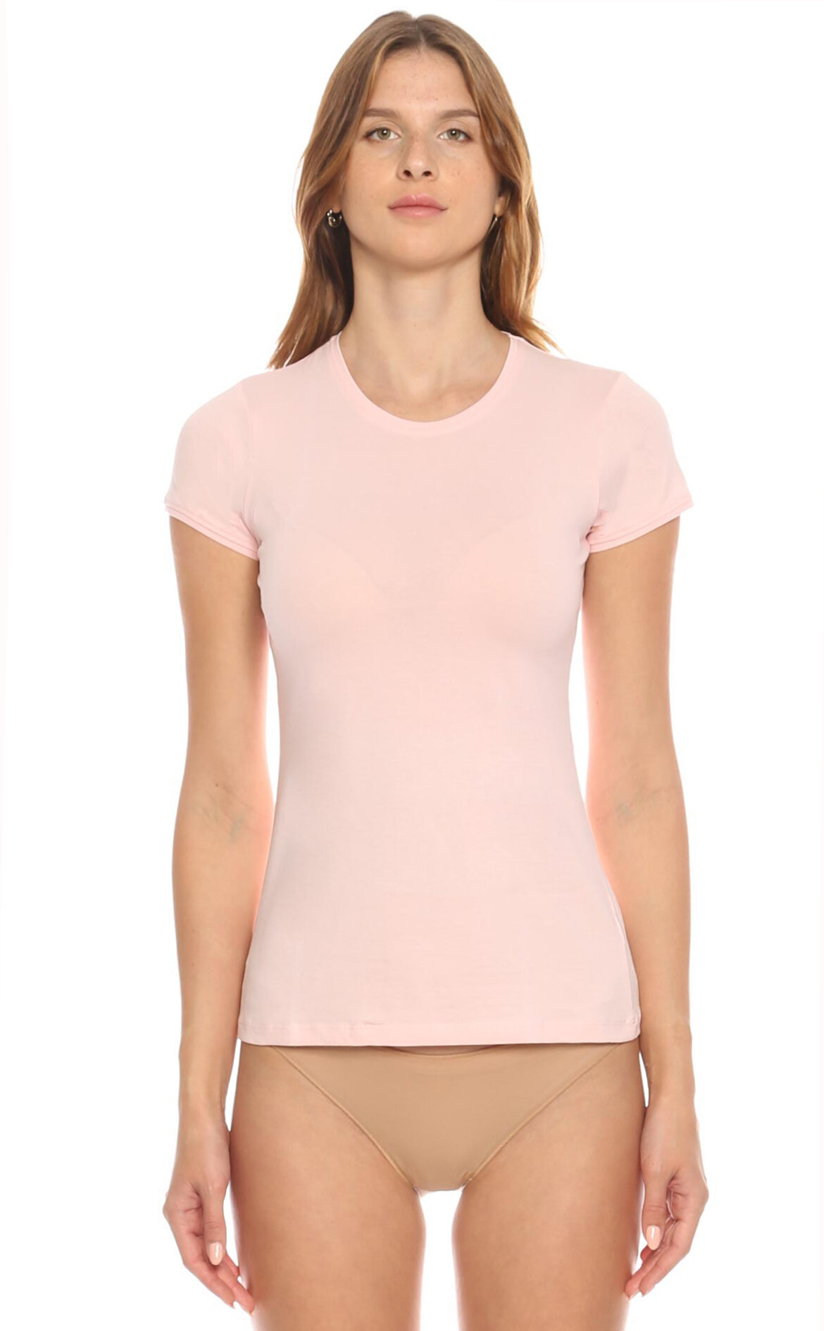 G-Lingeri-G-Lingerie Pembe T-Shirt