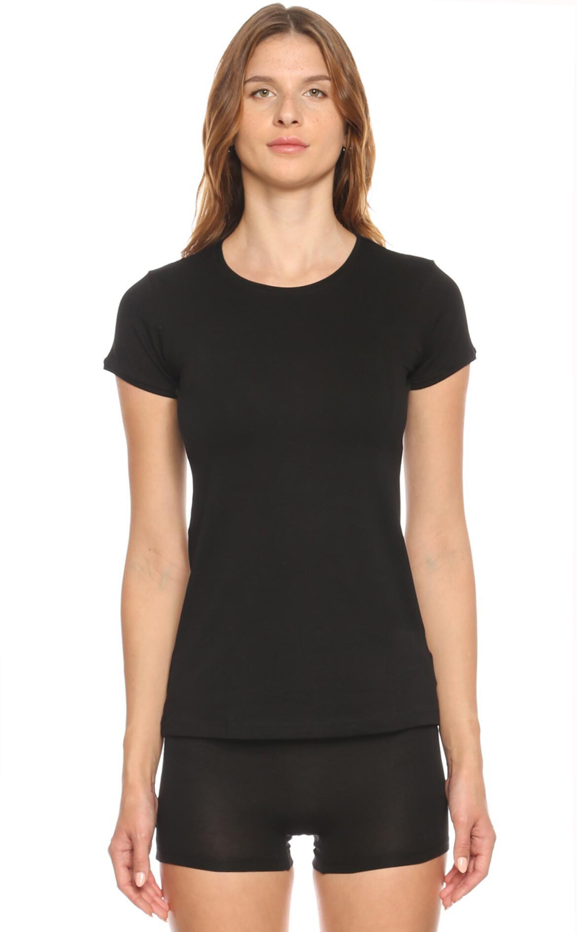 G-Lingeri-G-Lingerie Siyah T-Shirt