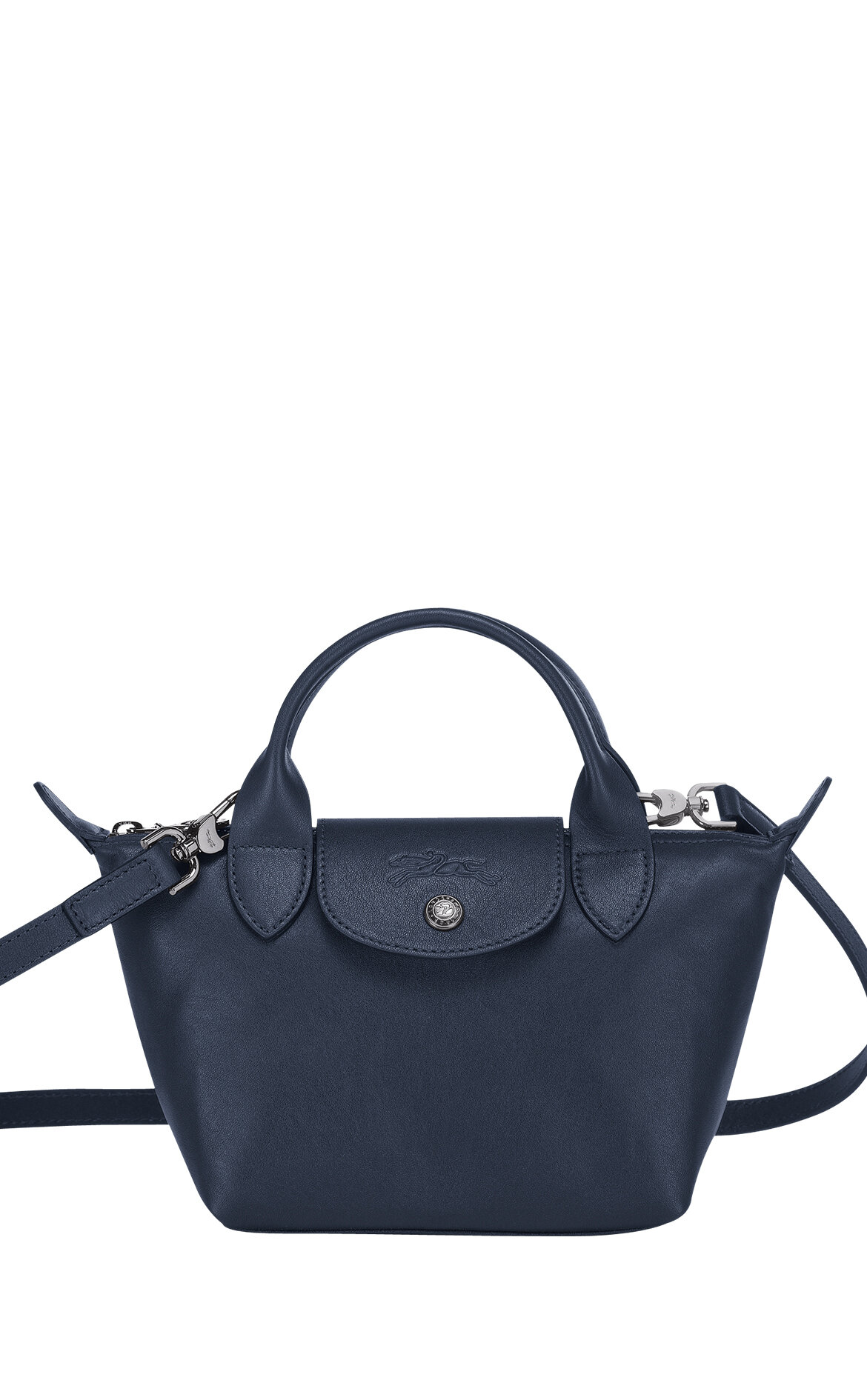 Longchamp-Le Pliage Cuir El Çantası XS