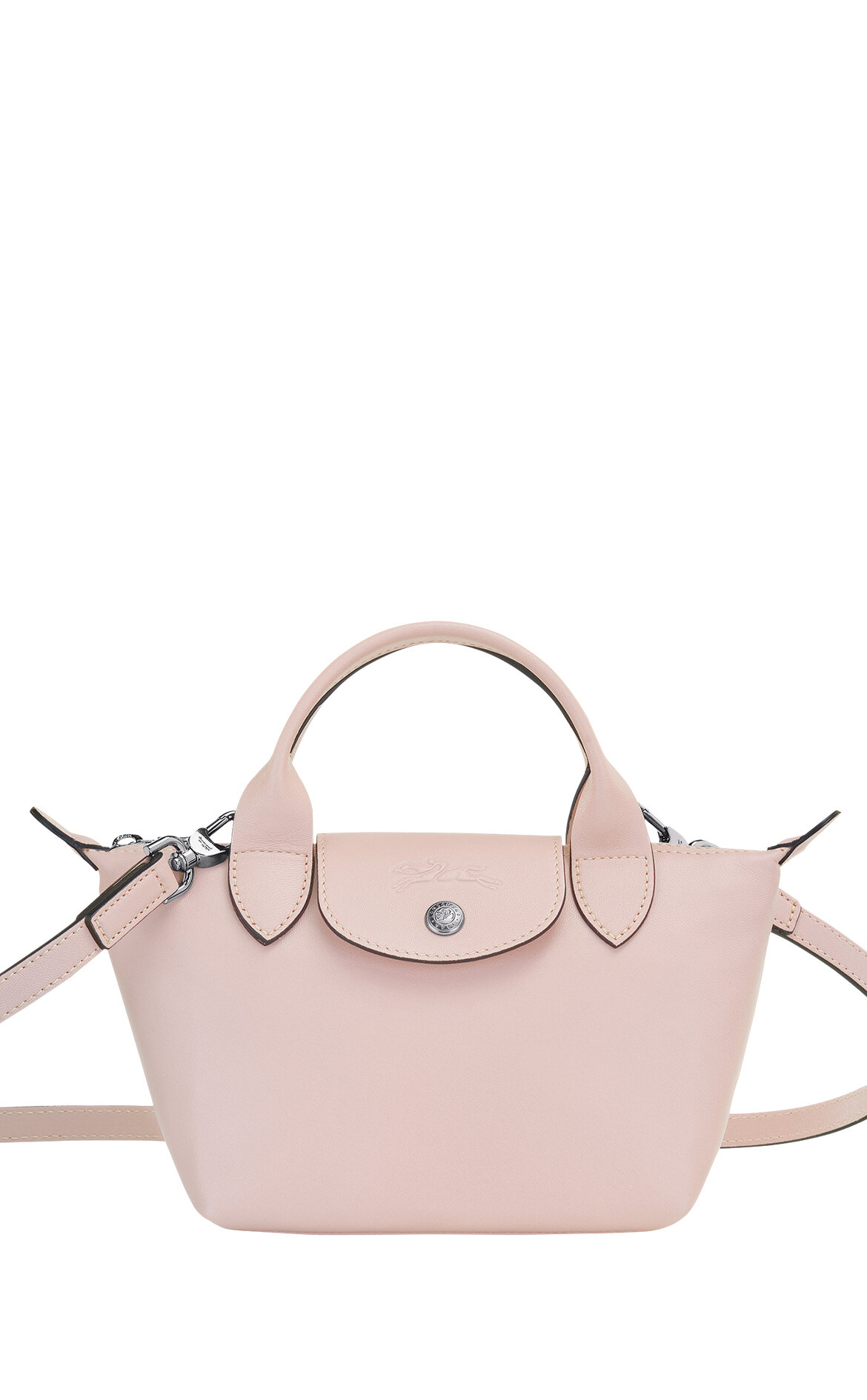 Longchamp-Le Pliage Cuir El Çantası XS