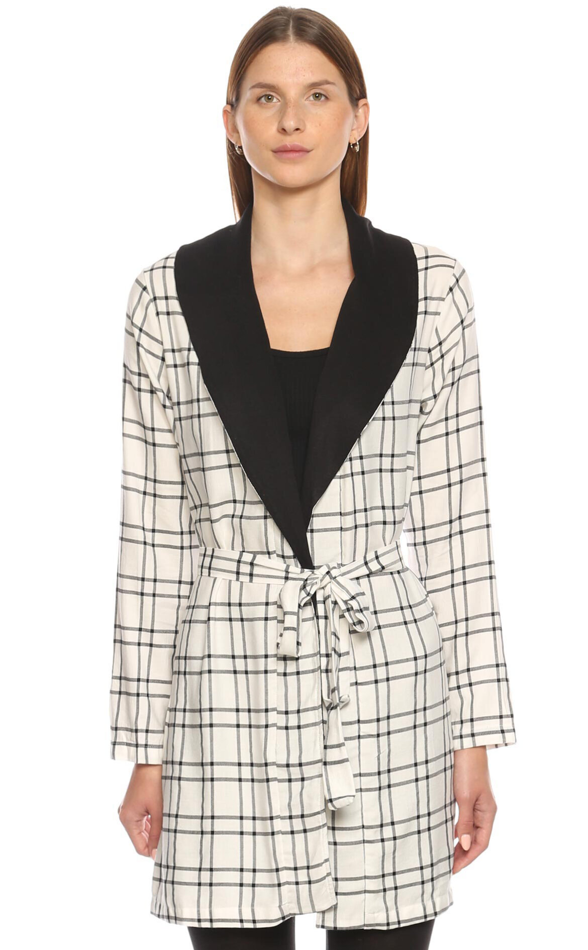 G-Lingeri-G-Lingerie Siyah Sabahlık