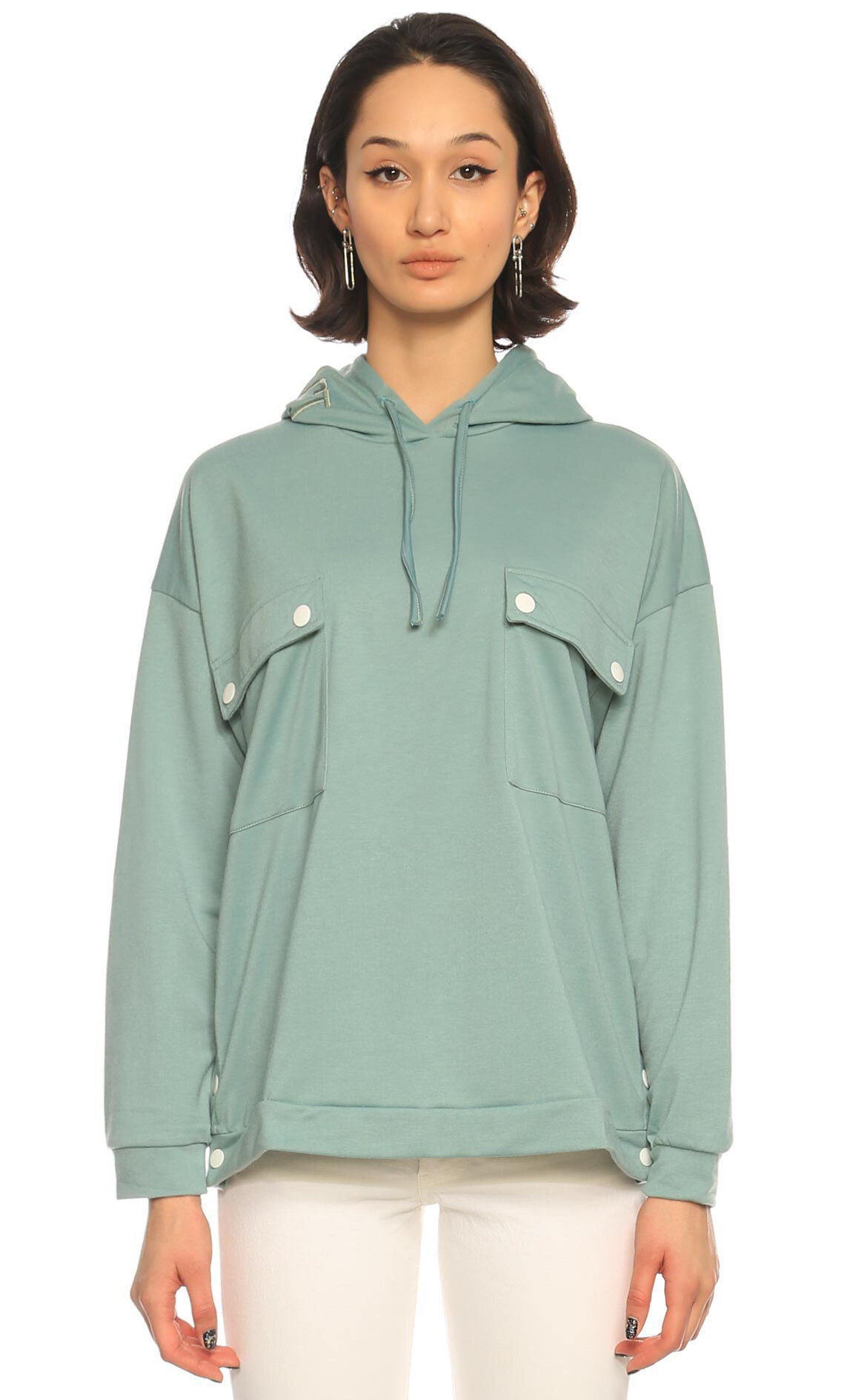 Ryder Act-Ryder Act Yeşil Sweatshirt