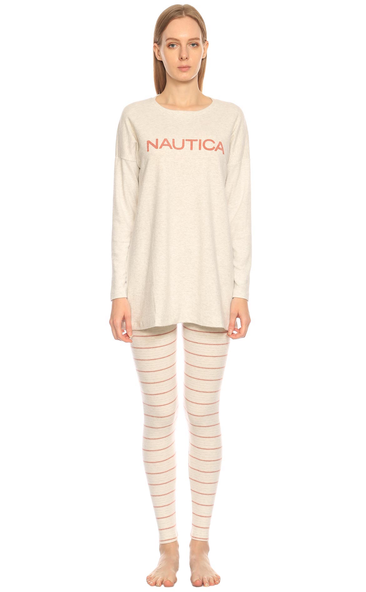 G-Lingeri-G-Lingerie Ekru Pijama Takımı