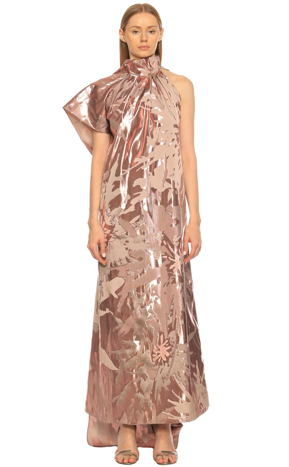 Çiğdem Akın-Çiğdem Akın Somon Elbise