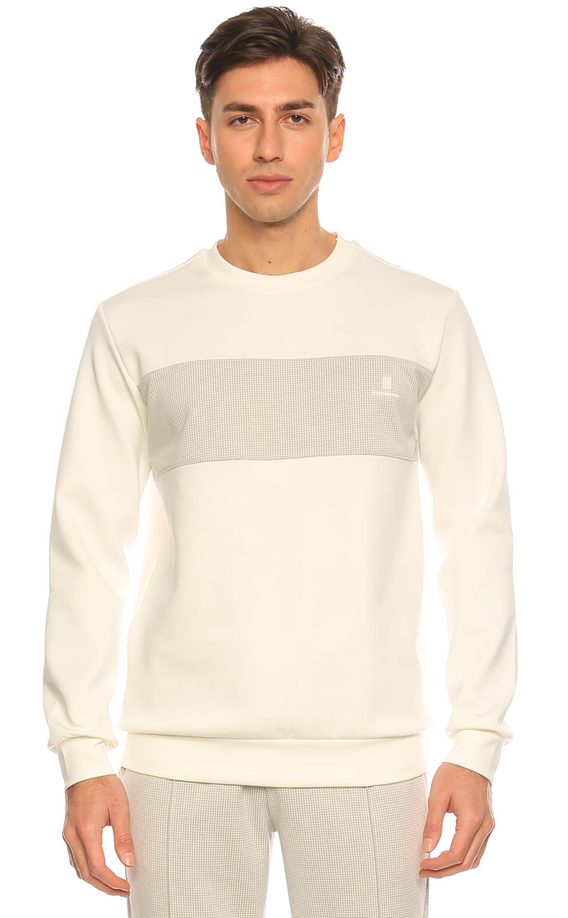Borıs Becker-Boris Becker Ekru Sweatshirt Borıs Becker-Boris Becker Ekru Sweatshirt