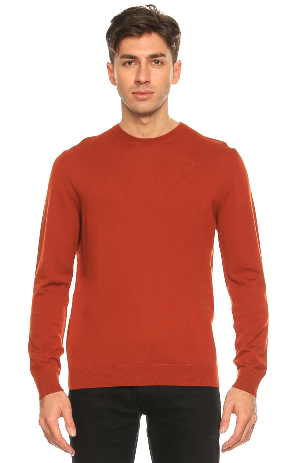 Sesia Cashmere-Sesia Cashmere Kiremit Rengi Kazak Sesia Cashmere-Sesia Cashmere Kiremit Rengi Kazak