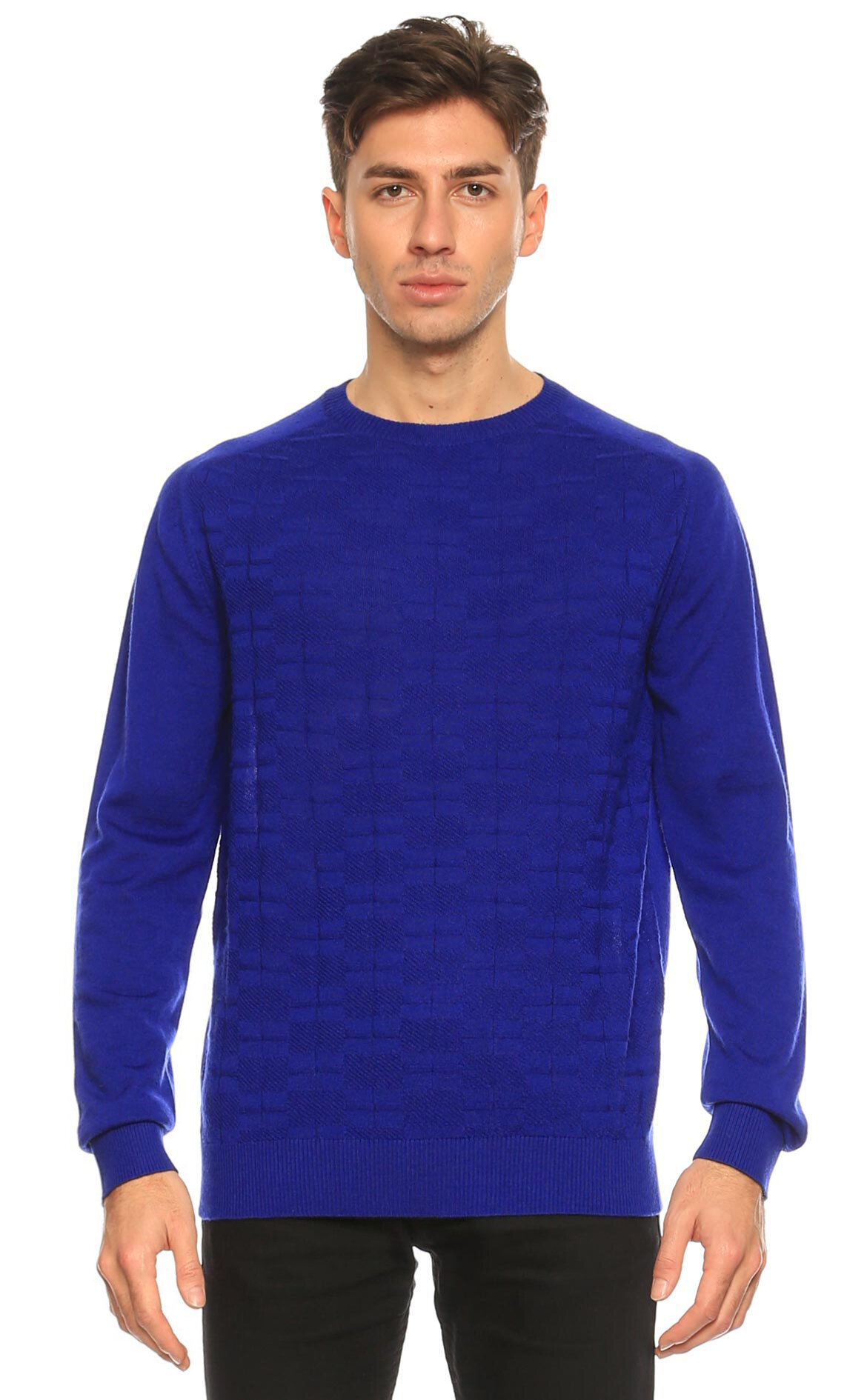 Sesia Cashmere-Sesia Cashmere Saks Mavisi Kazak Sesia Cashmere-Sesia Cashmere Saks Mavisi Kazak