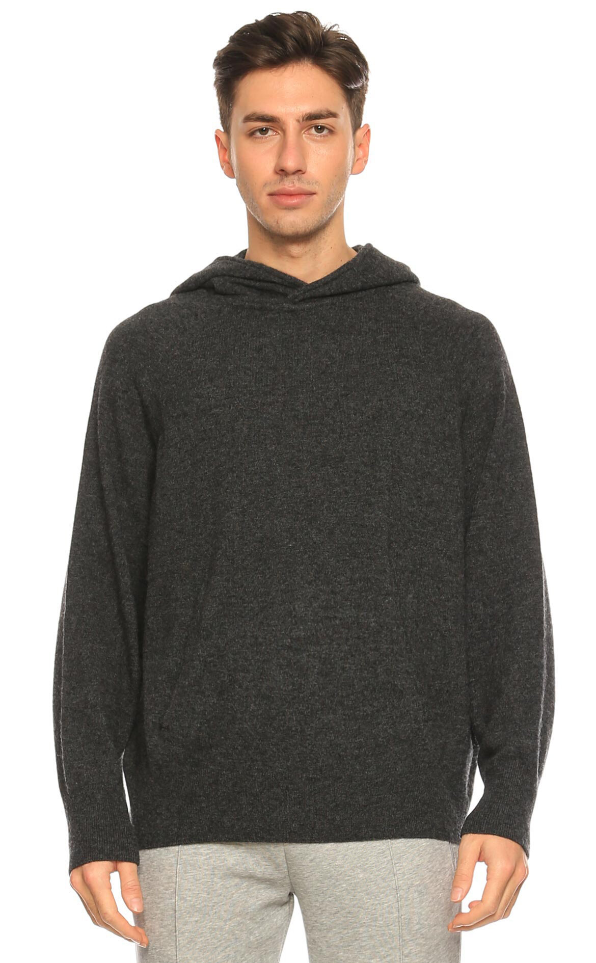 Sesia Cashmere-Sesia Cashmere Gri Kazak Sesia Cashmere-Sesia Cashmere Gri Kazak