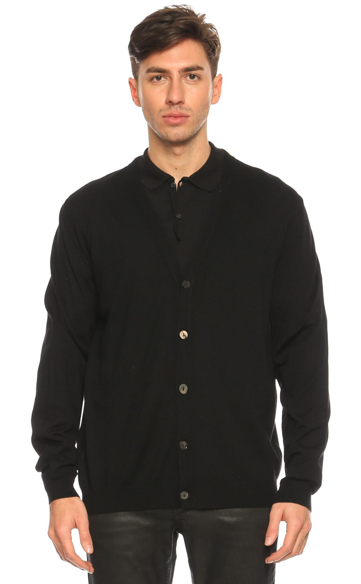 Sesia Cashmere-Sesia Cashmere Siyah Hırka Sesia Cashmere-Sesia Cashmere Siyah Hırka