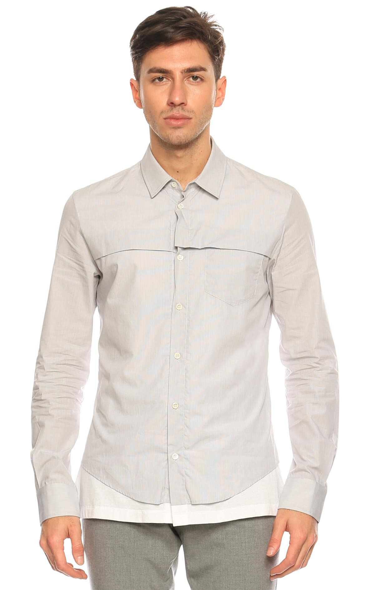 Maison Margiela-Maison Matrin Margiela Gri Gömlek