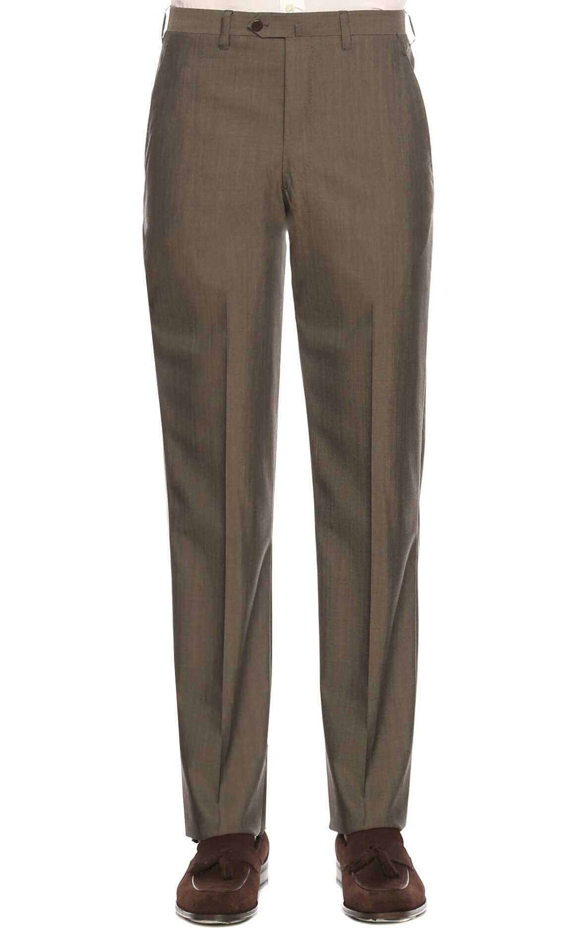 Cesare Attolini-Cesare Attolini Kahverengi Pantolon