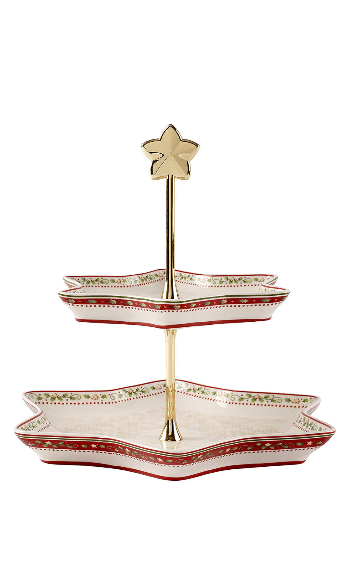 Villeroy & Boch- Winter Bakery 2 Katlı Servis Tabağı Villeroy & Boch- Winter Bakery 2 Katlı Servis Tabağı