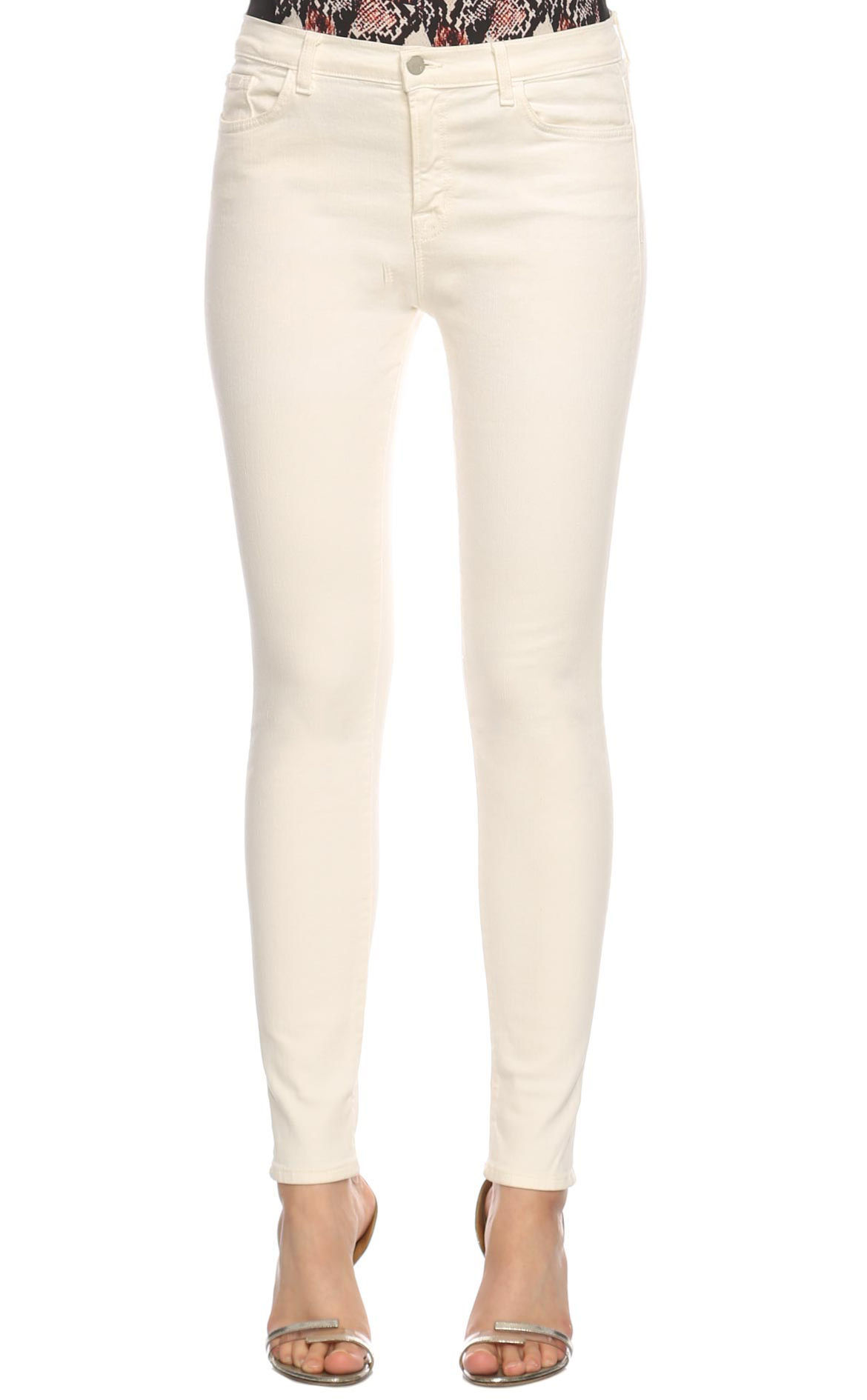 J Brand-J Brand Beyaz Jean Pantolon J Brand-J Brand Beyaz Jean Pantolon