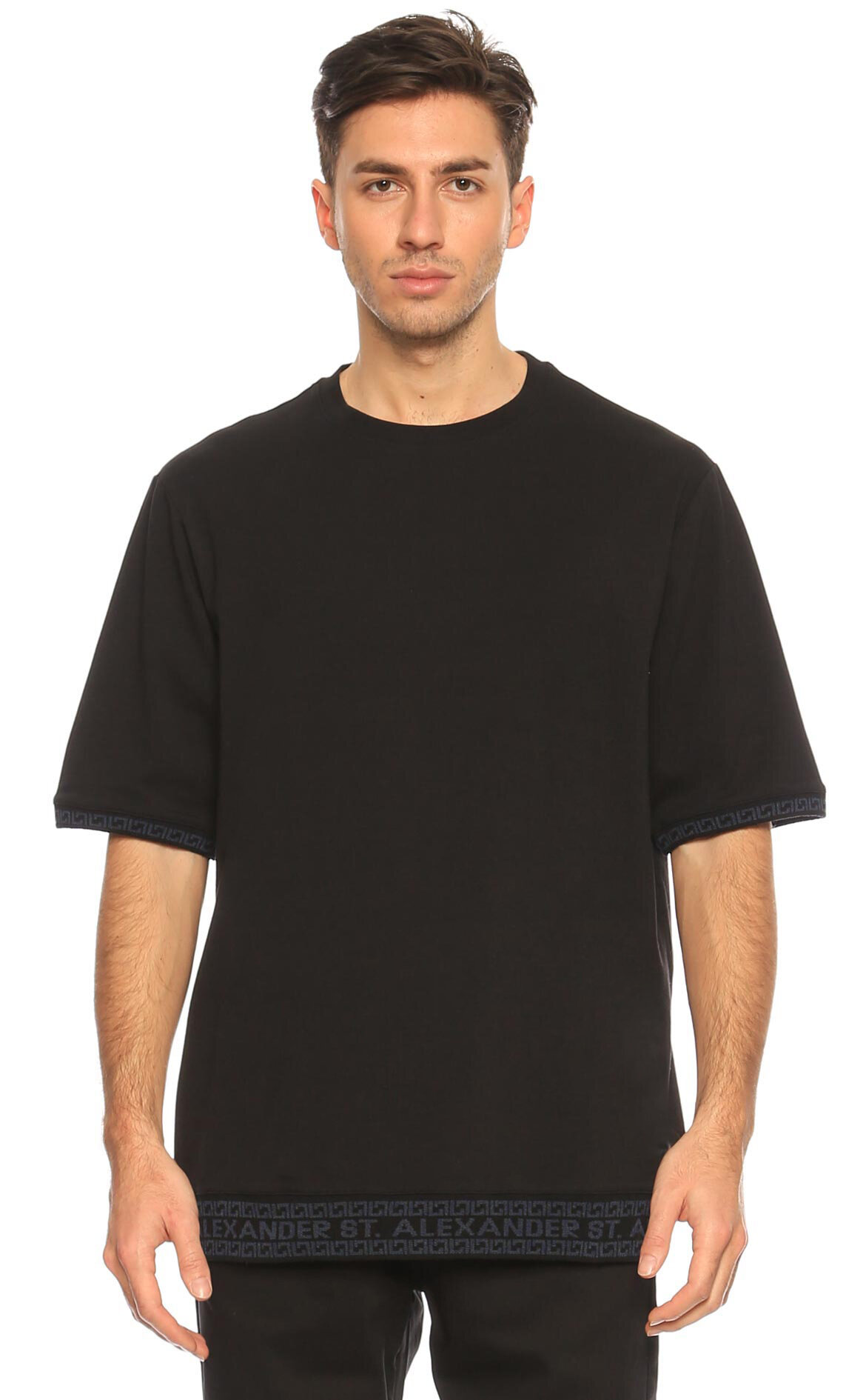 Alexander St.-Alexander St. Siyah T-Shirt