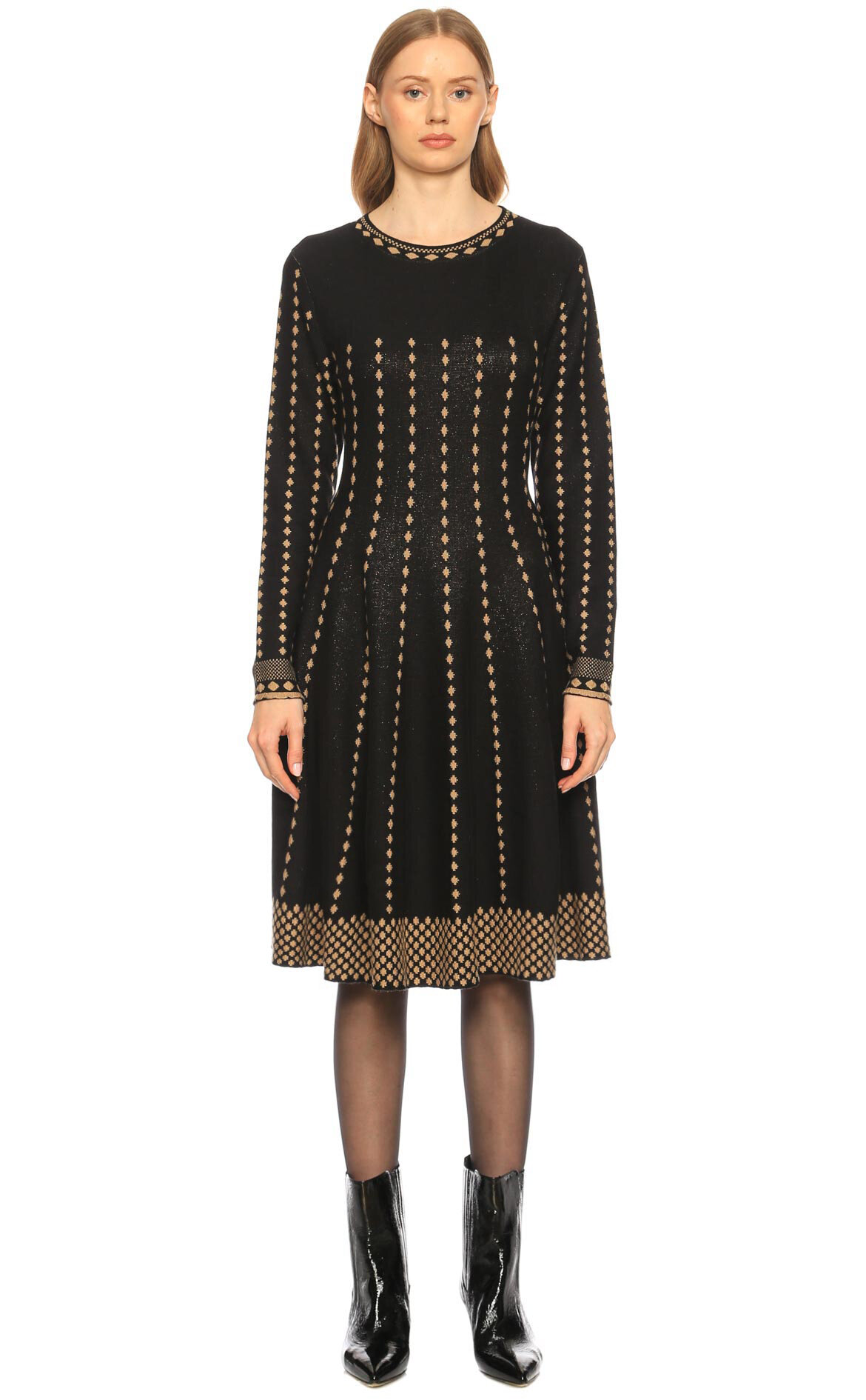 Derhy Rene-Derhy Rene Siyah Elbise