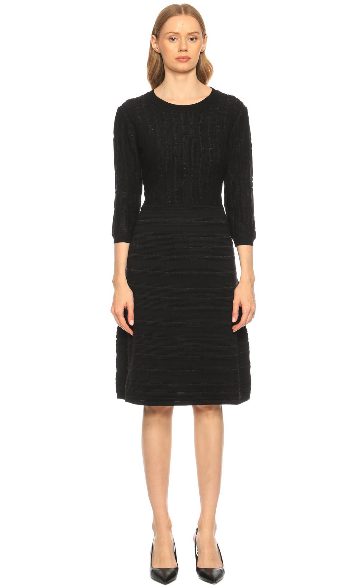 Derhy Rene-Derhy Rene Siyah Elbise