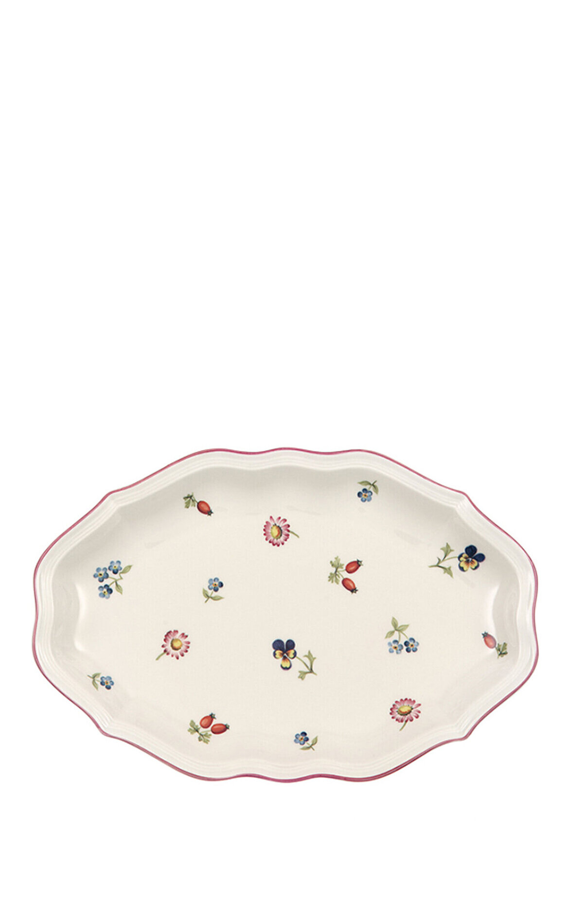Villeroy & Boch-Villeroy & Boch Petite Fleur Oval Servis 24 cm Villeroy & Boch-Villeroy & Boch Petite Fleur Oval Servis 24 cm