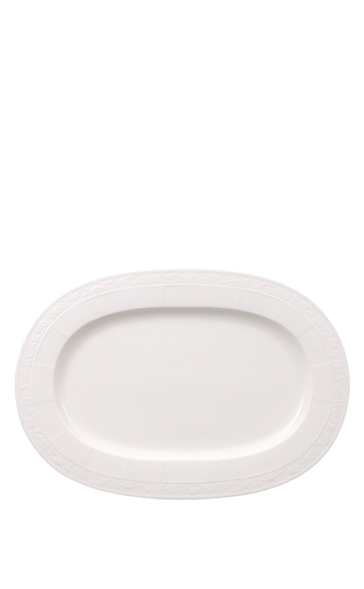 Villeroy & Boch- White Pearl Oval Servis 41 cm Villeroy & Boch- White Pearl Oval Servis 41 cm