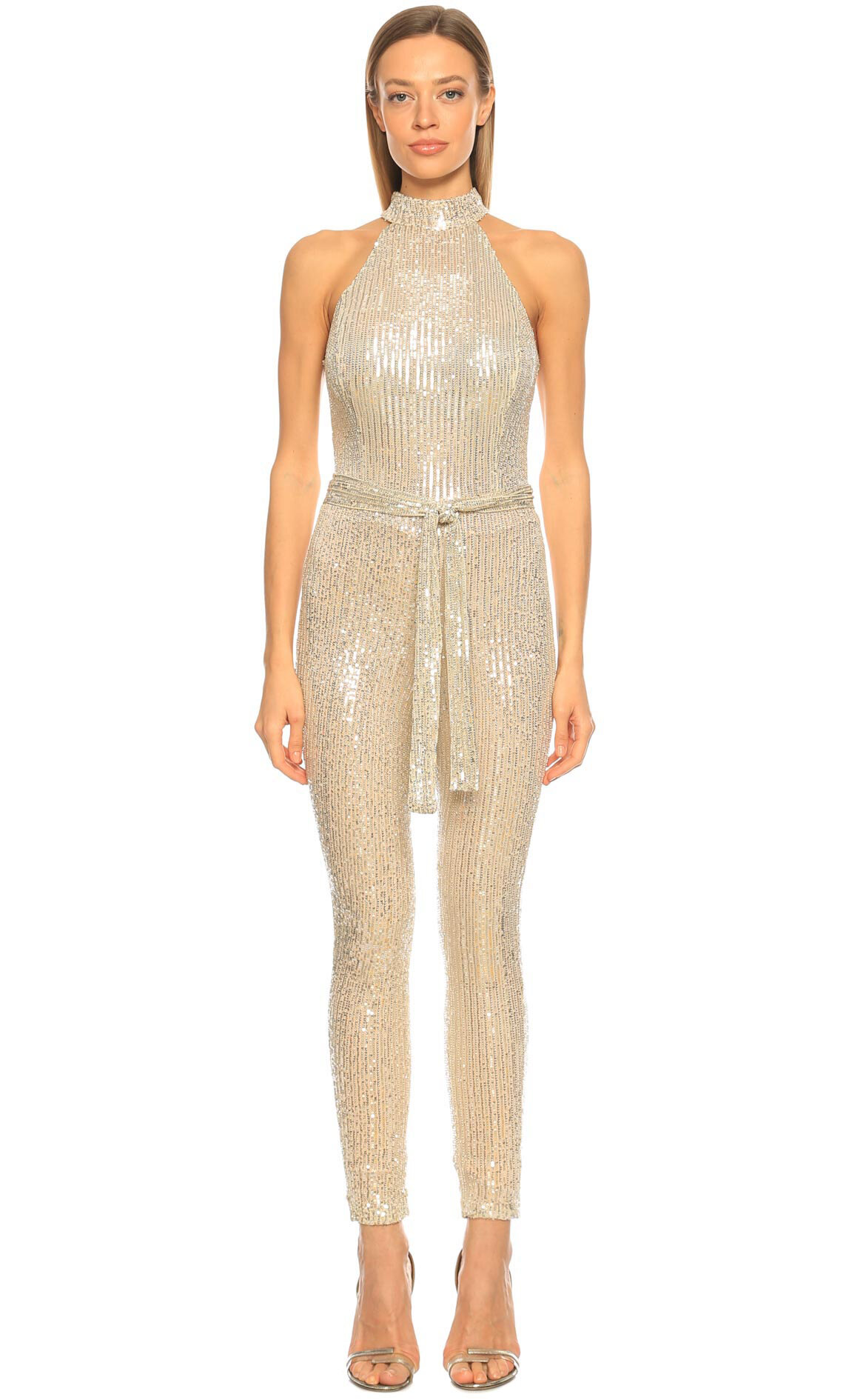 Lavish Alice-Lavish Alice Gümüş Rengi Tulum